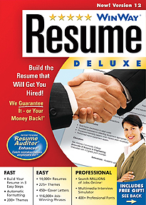 WinWay® Resume Deluxe 12.0